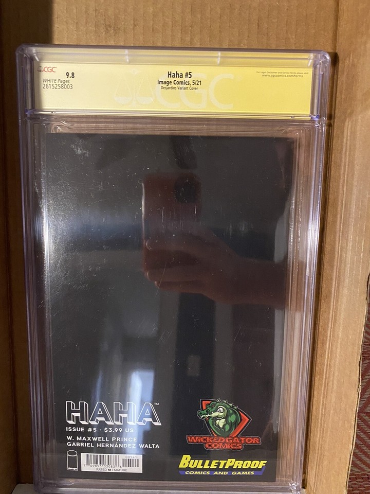 Haha #5 Johnny Desjardins Variant CGC 9.8 SS Signed And Sketched | eBay