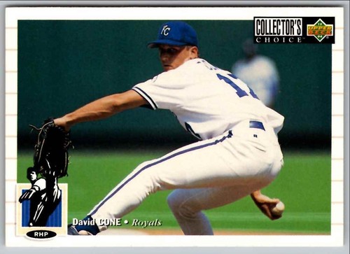 1994 COLLECTOR'S CHOICE DAVID CONE KANSAS CITY ROYALS #81 | eBay