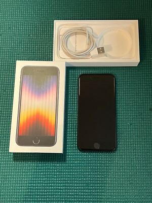 Apple iPhone SE 3rd Generation 64GB Midnight (Unlocked) A2595 (CDMA ...