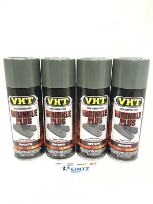 VHT SP205-4 PACK GRAY High Temperature Wrinkle Finish Durable Texture ...