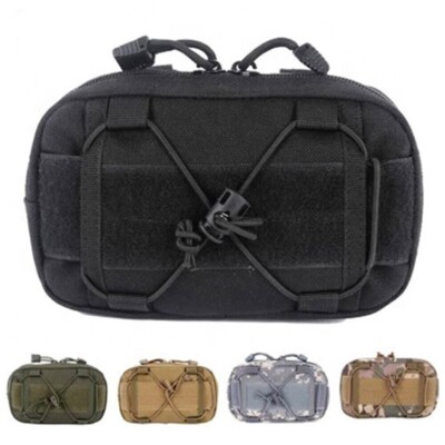 Tactical Molle Horizontal Admin Pouch Compact 1000D Utility Pouch ...