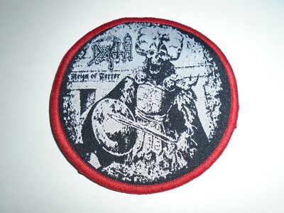 DEATH REIGN OF TERROR WOVEN PATCH | eBay