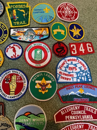 Vintage 1970’s Over 60 Boy Scouts BSA Patches Sash lot Estate Find ...