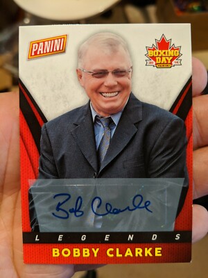 2014 Panini Boxing Day Hockey Legends Bobby Clarke Autograph Auto | eBay