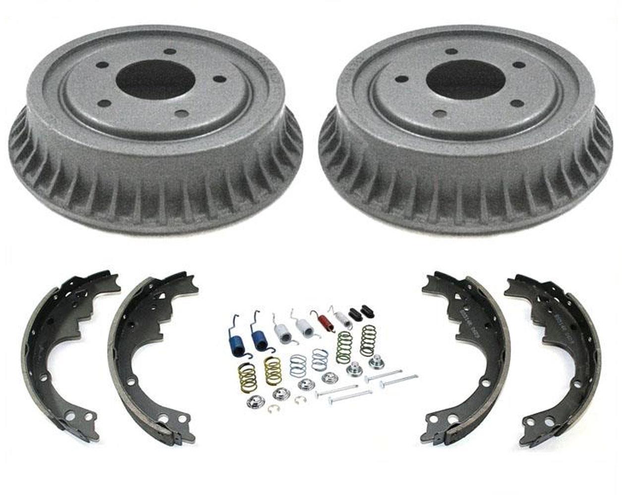 Rear Brake Drum Drums & Shoes Fits 1985-2002 Astro Van Safari Van 4pc ...