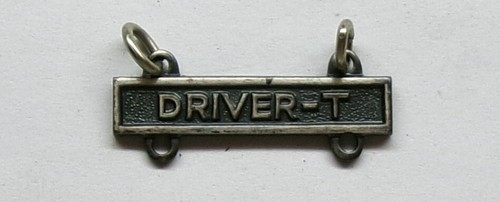 Army Basic Qualification Driver Badge DRIVER-T Bar | eBay