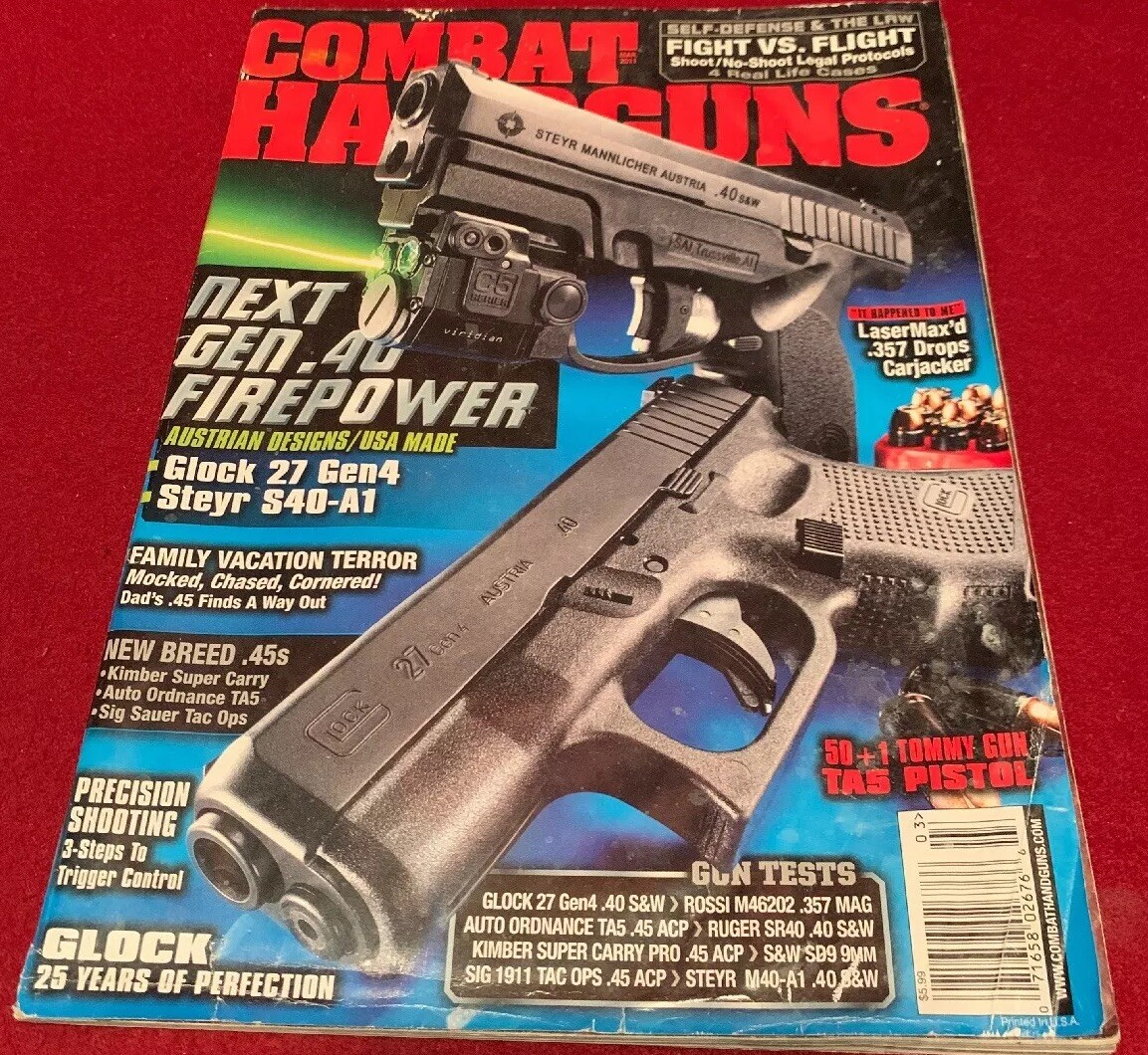 Combat Handguns Magazine Lot. Very RARE FIND FEB/MAR/MAY/JUN/DEC/NOV ...