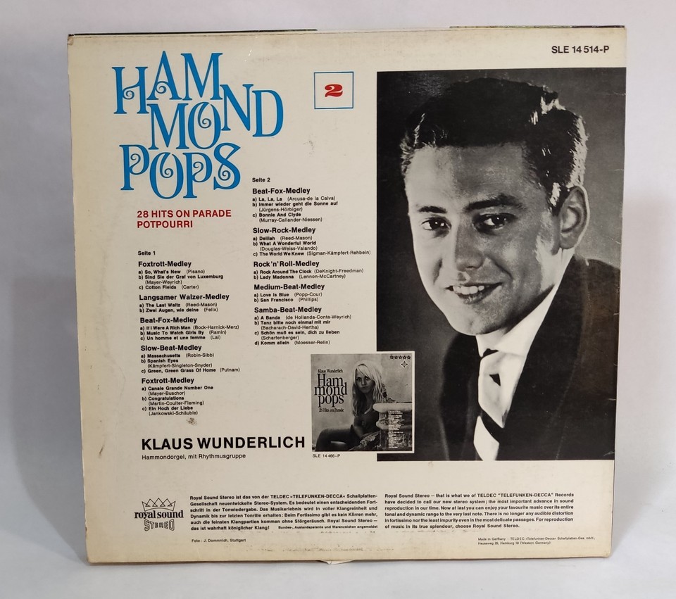 Klaus Wunderlich - Hammond Pops 2 - Music Vinyl Record | eBay