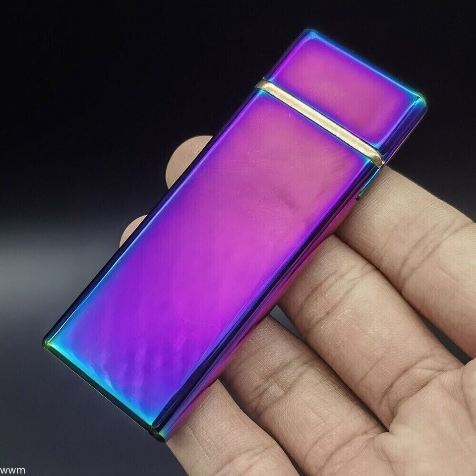 Touch Screen Lighter - Flameless Windproof & USB Rechargeable (Purple ...