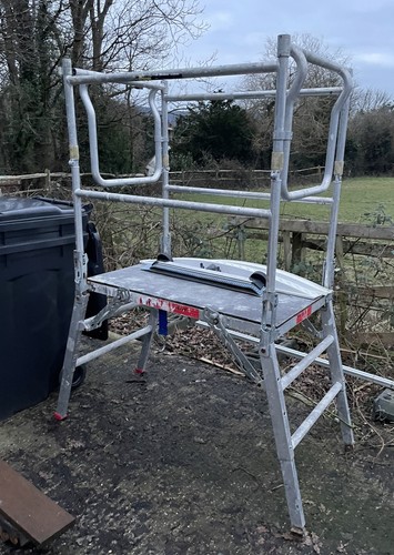 1 USED DELTA DECK ALUMINIUM PODIUM SCAFFOLDING PLATFORM APPROX 600mm ...