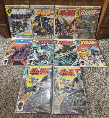 Marvel G.I. JOE Issues 2, 3, 4, 5, 23, 24, 25, 26, 27, 27 Vintage Comic ...