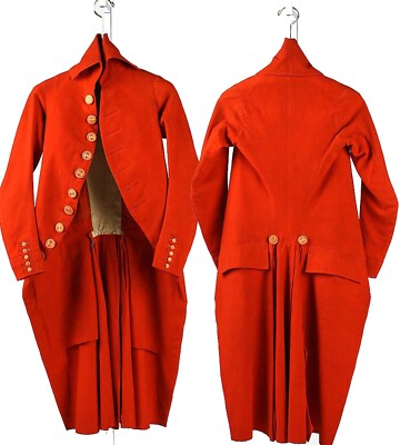 Men's Regency Red Wool Tail Coat, Men's Regency Coat | eBay