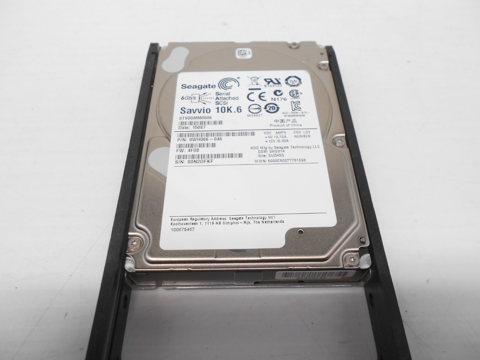 HDS Hitachi HUS 900GB 10K 2.5" SAS Hard Drive 3282390-D 9HGSS 3282390-R ...