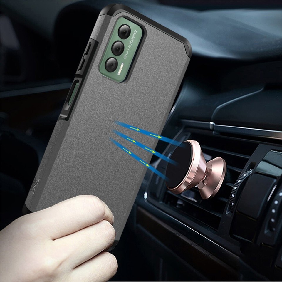 For Cricket Outlast U680AC ShockProof Hybrid Case Phone Cover ...