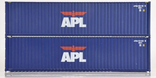 NOS Set of 6 Walthers 40' Containers -Americam President Lines (APL) | eBay