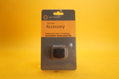 ProMaster shoe conversion adapter Canon mini to standard hot shoe | eBay