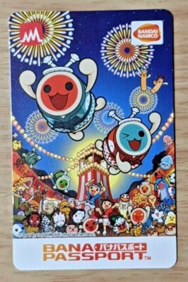 NEW Bandai Namco BANAPASSPORT Card Taiko no Tatsujin Drum Master IC ...