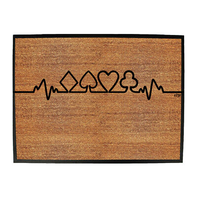 Gamble Pulse Skiing - Shed Bar Man Cave Novelty Funny Gift Door Mat ...