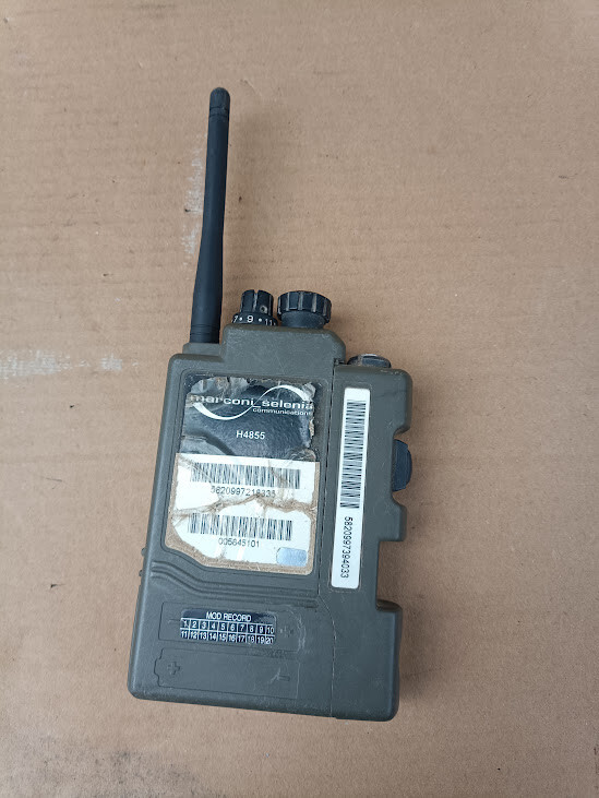 MARCONI SELEX BOWMAN PRC343 H4855 PRR RADIO TESTED V GOOD WORKING ORDER ...