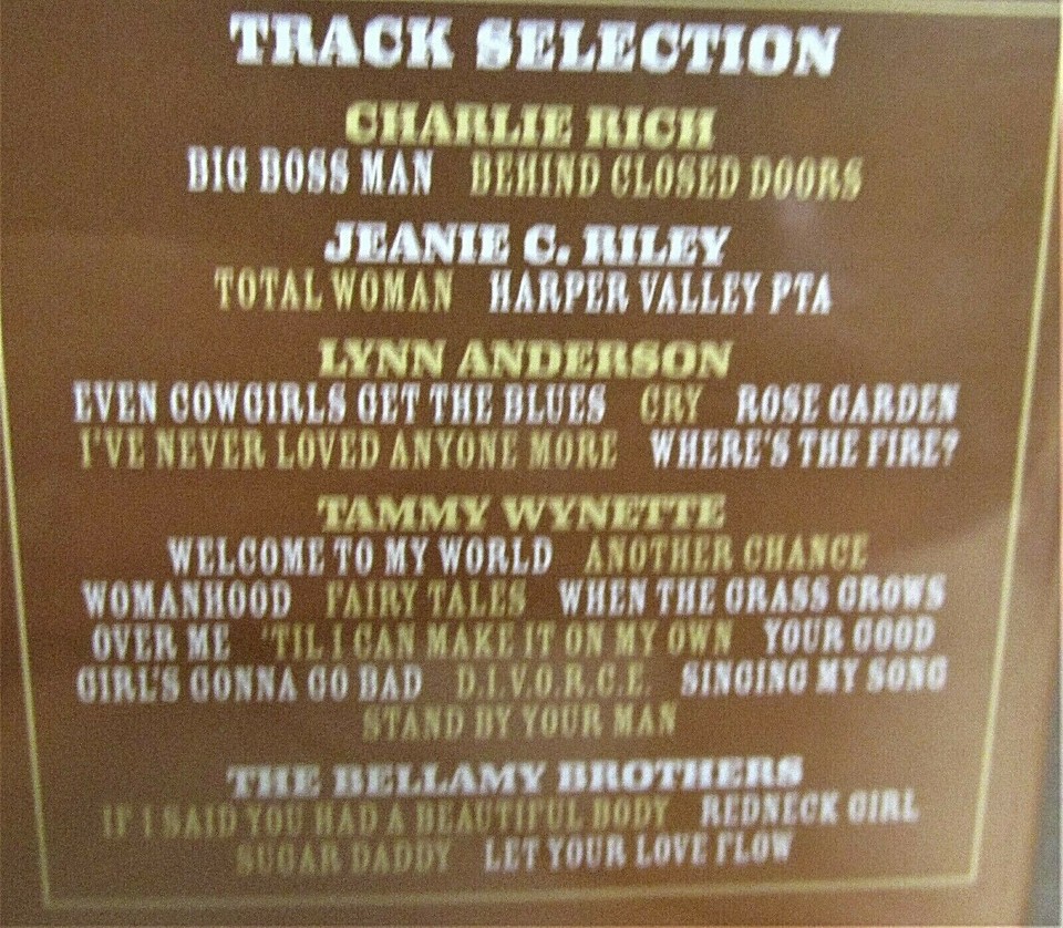Country Concert DVD Tammy Wynette, Charlie Rich, Bellamy Brothers, Lynn ...