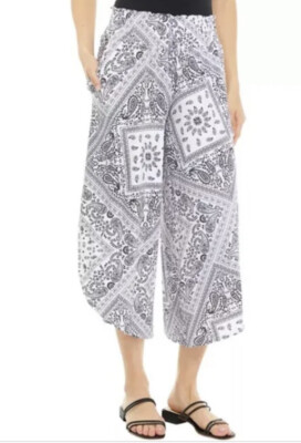 Cupio Women’s pull on Genie Pants Medium , NWT MSRP $78 Pockets Wide ...