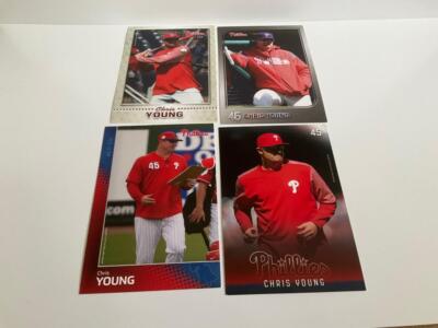 2018-2019 PHILLIES PHOTO CARD Chris Young SGA | eBay