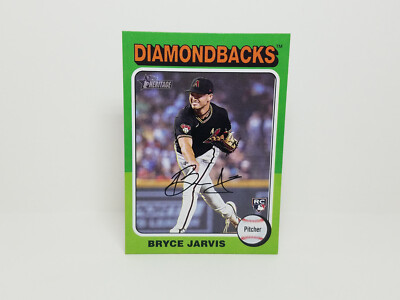 2024 Topps Heritage #287 Bryce Jarvis, Diamondbacks (RC) - Base Rookie ...