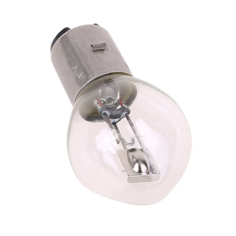 BA20D Glass LED ATV Scootor Motorbike Halogen Bulb Headlight Foglight ...