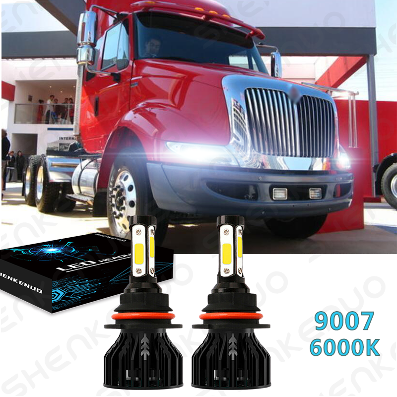 2PC LED Headlight Headlamp Bulb for International 4100 4200 4300 4400 ...
