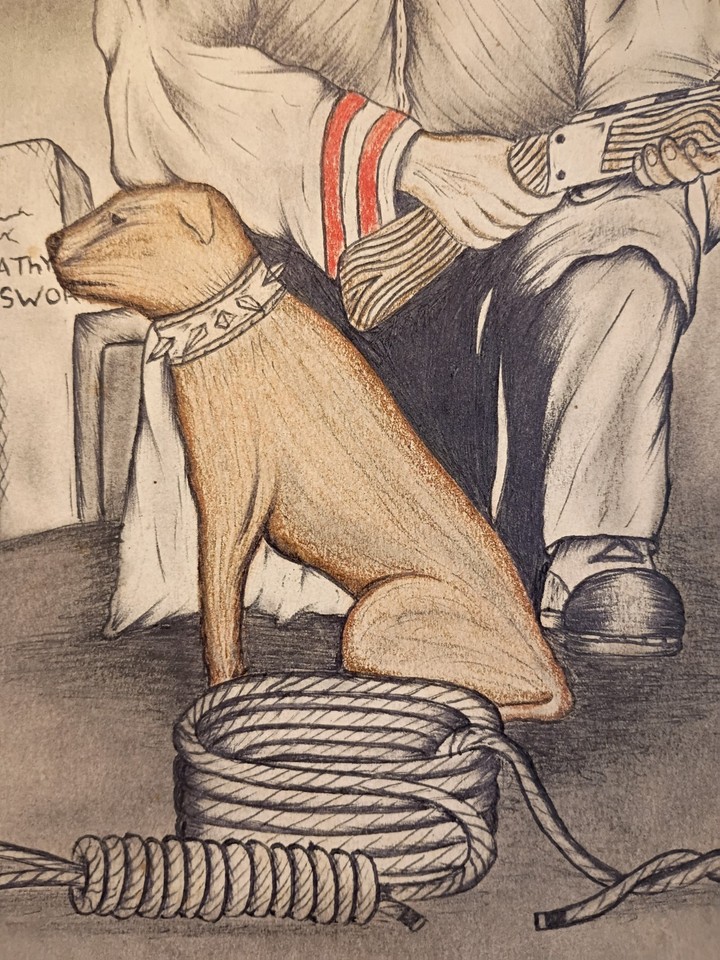 Original 1993 Inmate Signed PRISON ART Pencil Drawing ~ Beevile Texas ...