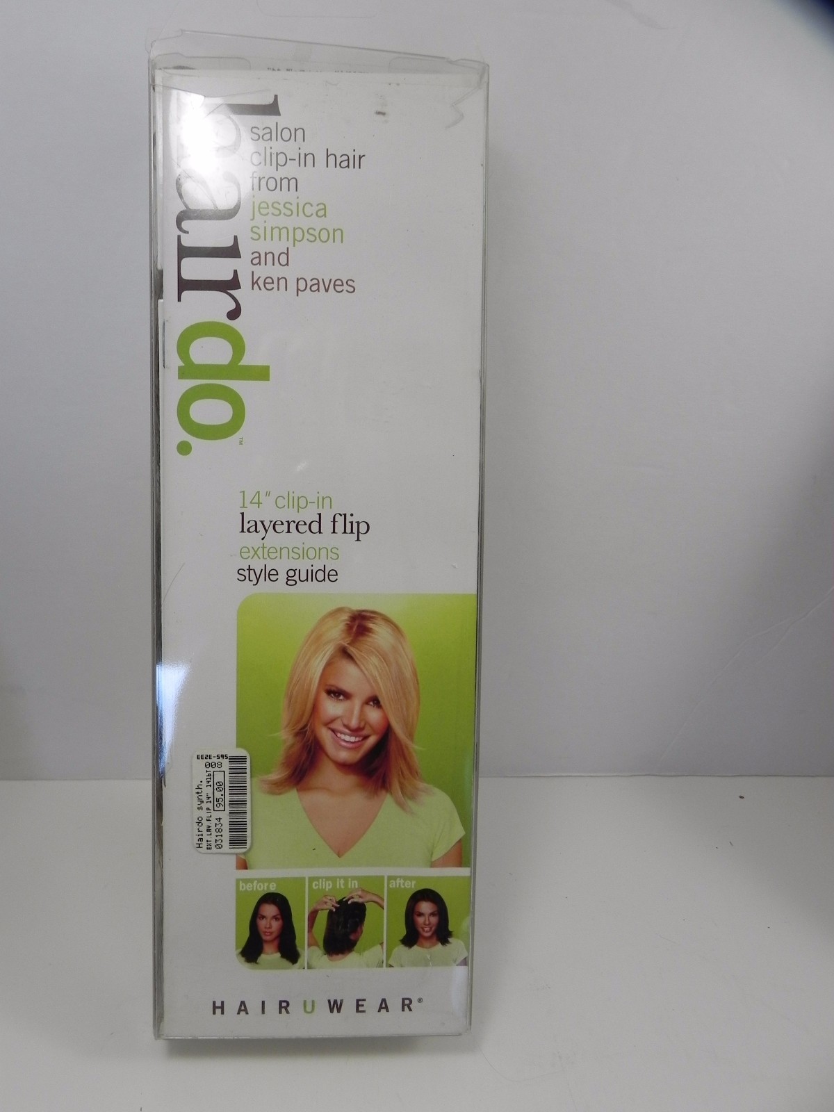 HairDo JESSICA SIMPSON Salon Clip-In Hair Extension 10" Straight ...