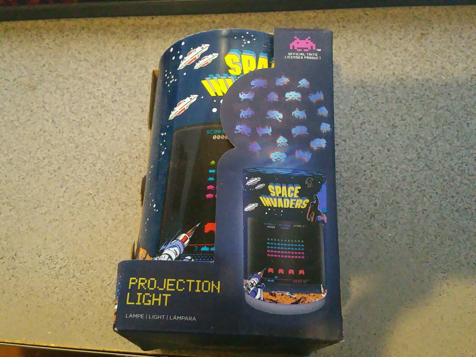 Space Invaders Projection Light 10 Cm Paladone Products DECORAZIONI for ...