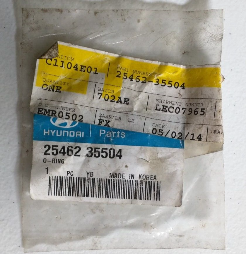 Hyundai Genuine Parts O - Ring 2546235504 | eBay