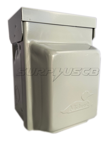 Midwest U054 Unmetered RV Outdoor Power Outlet Panel, 50Amp, 120/240Vac ...