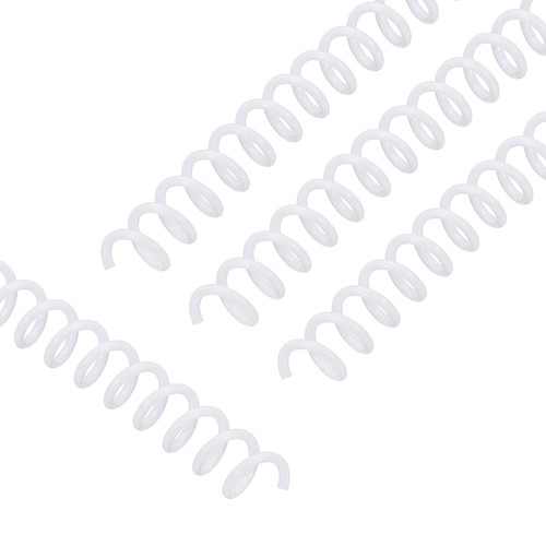 20 Pack Spiral Binding Coils, 6mm(1/4") Binding Coils, White | eBay ...
