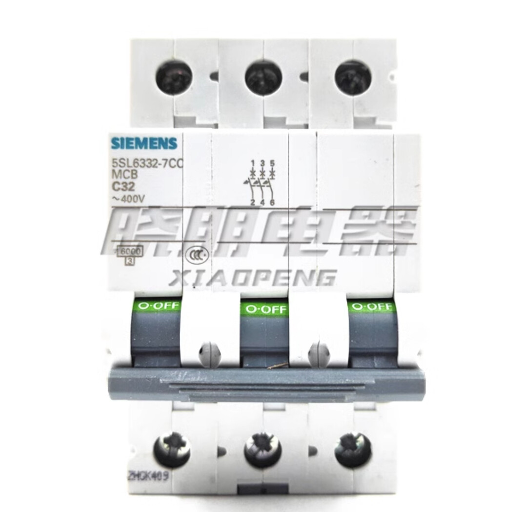 1pcs SIEMENS AC Miniature Circuit Breaker MCB 5SL6332-7CC 3P C32 32A | eBay
