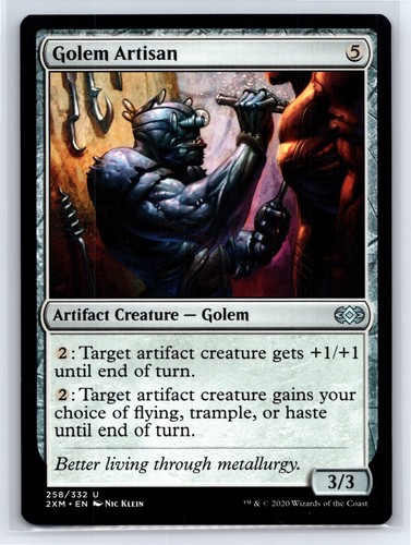 2020 MTG - Golem Artisan Double Masters Regular 258/332 Uncommon | eBay