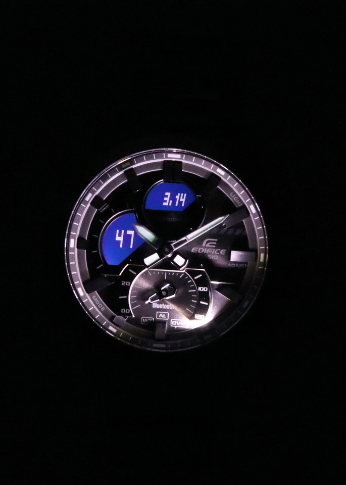 Casio EDIFICE Smartphone Link BLUETOOTH Alarm Timer ECB-30DC-1B 100M Herrenuhr | eBay