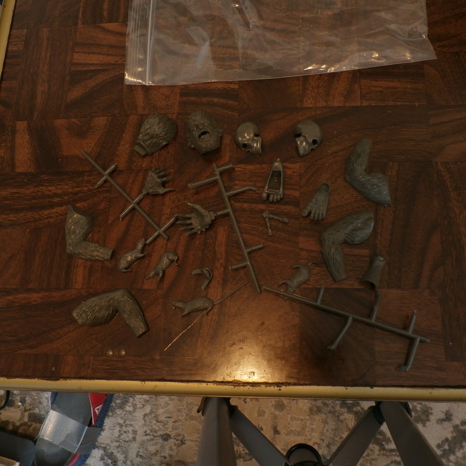 Aurora The Wolfman Model Kit Vintage 1962 Original Complete | eBay