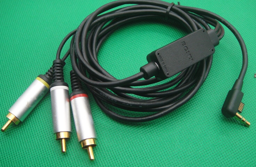Original Official Genuine SONY AV Video RCA Cable PSP 1000 2000/3000 ...