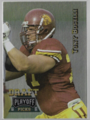 TONY BOSELLI 1995 Playoff Draft Picks #186. SO CAL / JAGS | eBay