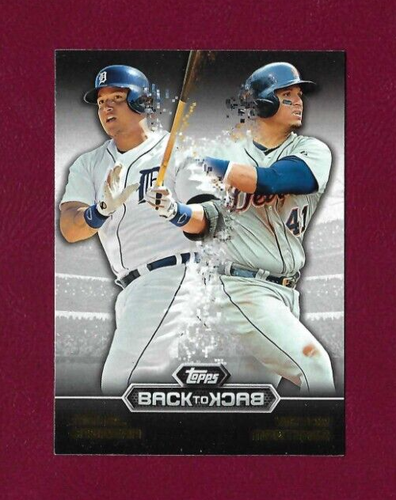 2016 Topps Back to Back B2B-10 Cabrera & Ordonez Detroit Tigers ...