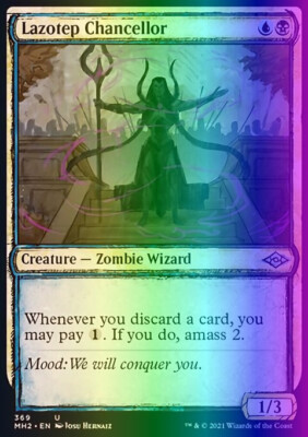 MTG Magic the Gathering Lazotep Chancellor (369/765) Modern Horizons 2 LP FOIL | eBay