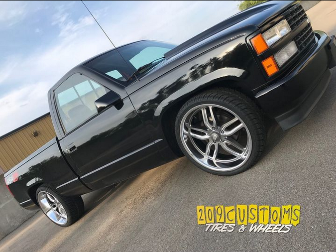 4 20" US MAGS C-TEN U129 20x8.5 + 20x10 5X127 5X5 CHEVY OBS 1500 IMPALA ...