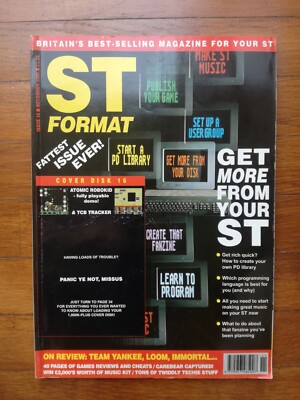 Atari ST Magazine - ST Format Issue 16 November 1990 - With Floppy Disk ...