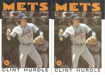 2 CARD CLINT HURDLE BASEBALL CARD LOT 758 | eBay