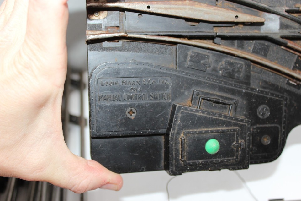 Vintage 1950s Marx PARTS/Set Electric Train Toy Large Lot Metal ...