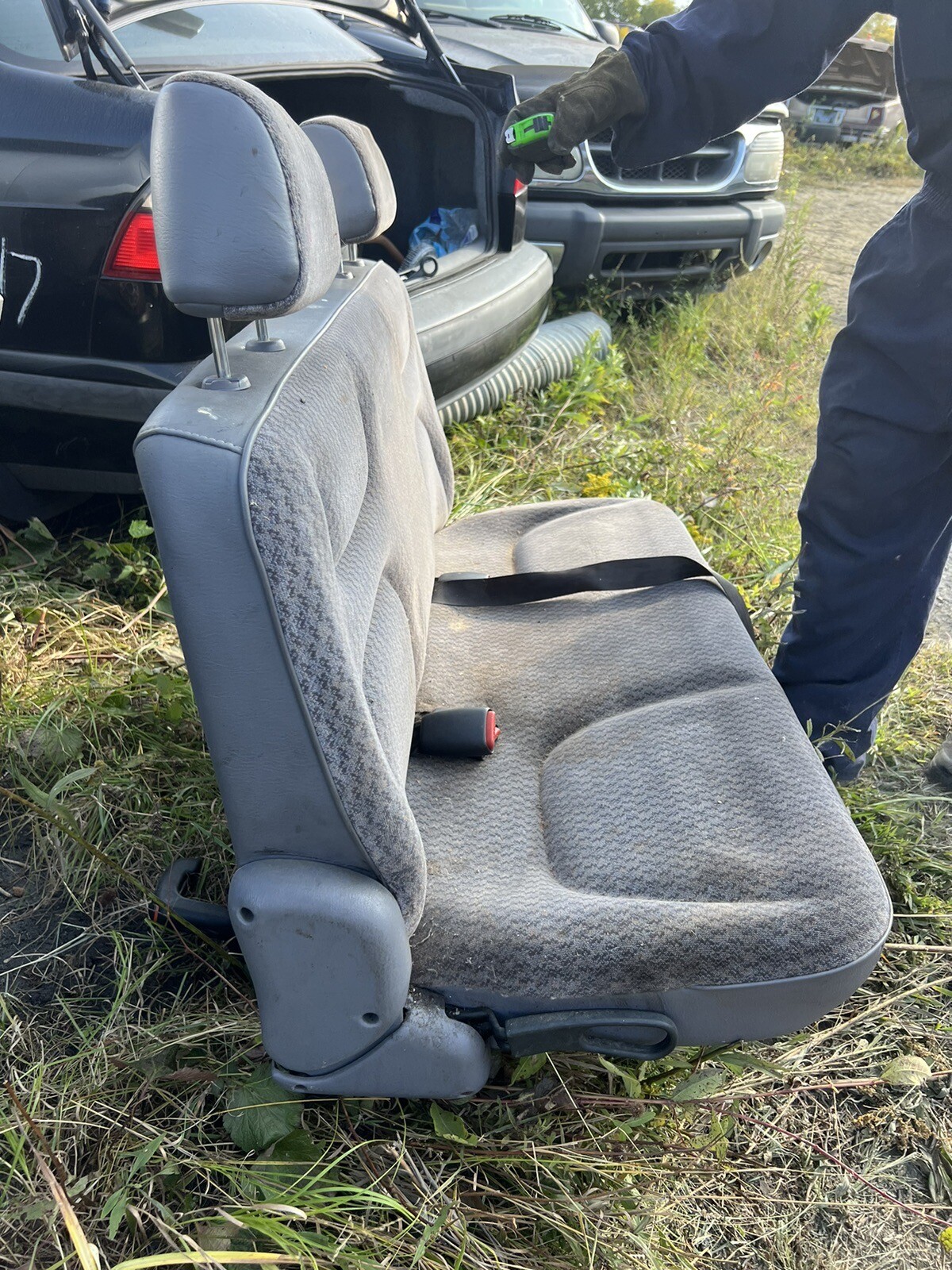 Short Bench Seat Hot Rod Rat Rod Pick Up Truck Narrow Bench Seat Cloth ...