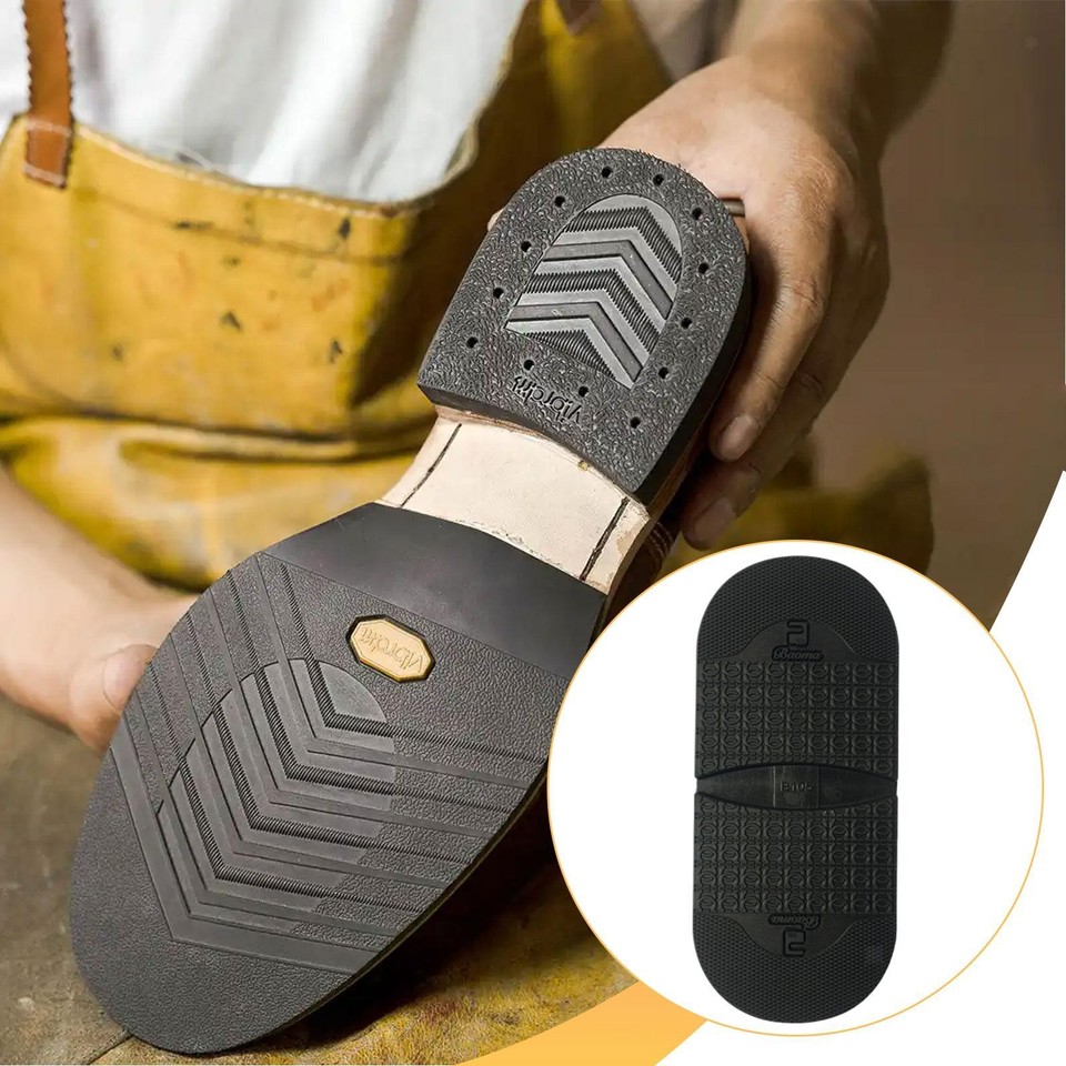 2 Pieces Shoe Sole Repair Sturdy Protector Anti Skid Comfortable Shoe ...
