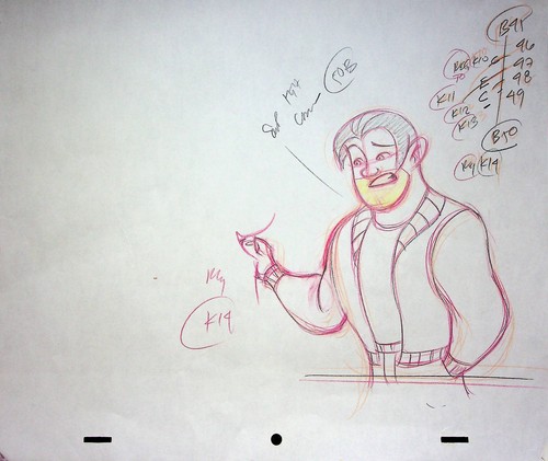 Kim Possible 2002 Production Hand-Drawn Animation Pencil Disney ...